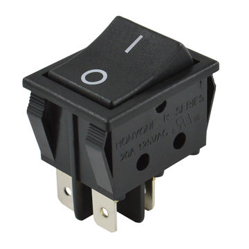 China Honyone 20A Rocker Switch On/Off 4-pin White Housing UL/ENEC/cUL ...