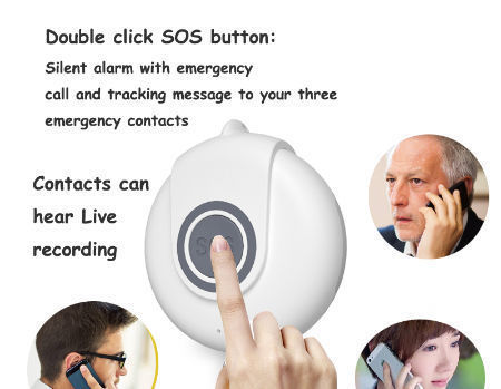 China Smart GPS peronal alarm 130db usb rechargeable emergency call GPS ...