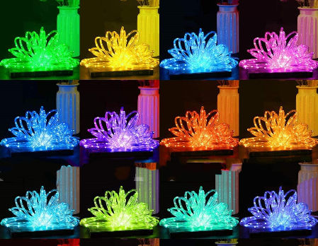 China LED Waterproof Rope Lights, 33ft 100 LED 16 Colors RGB Casing ...