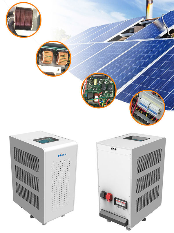 China 12KW 48V Hybrid Bi-Directional Three Phase Solar Inverter Built ...