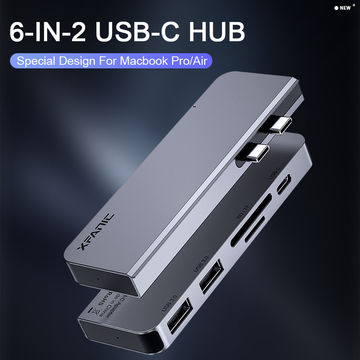 China 6 Port Usb c Hub Docking Station Multiport Adapter with HDMI SD ...
