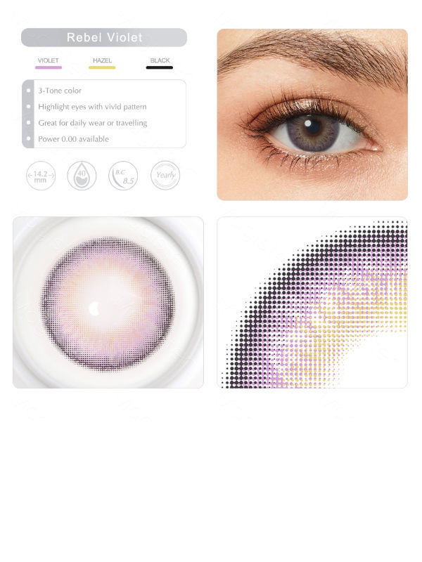 China Magister latest IRIS II fashion beauty multi colored big eye ...