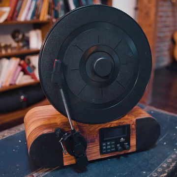 China Wood Vertical Vinyl Record Player with Bluetooth DAB FM Radio ...