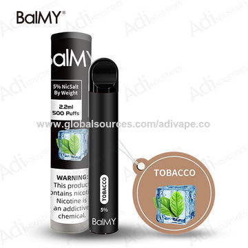 China Ecigar BalMY 400mAh 2.2ML Disposable Vape pen E-cig with 500puffs ...