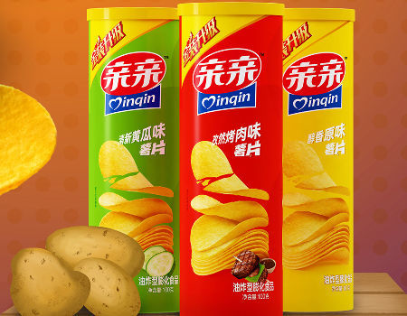 China Qinqin food factory Halal snack foods Crispy potato chips on ...