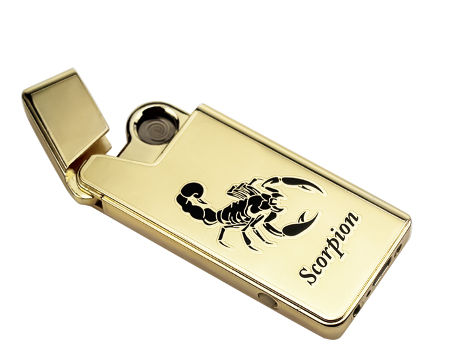 Generic Dual Arc Electronic Cigarette Lighter USB 2.9'' Scorpion Plasma ...