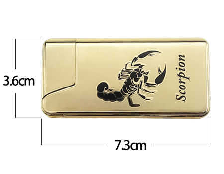 Generic Dual Arc Electronic Cigarette Lighter USB 2.9'' Scorpion Plasma ...