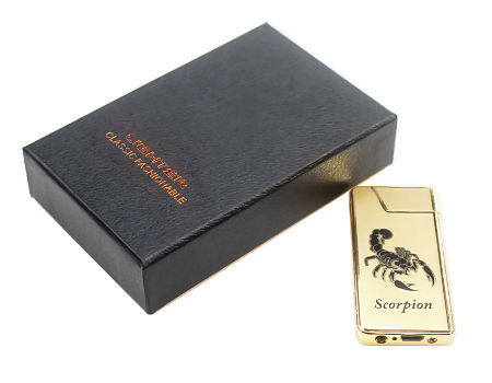 Generic Dual Arc Electronic Cigarette Lighter USB 2.9'' Scorpion Plasma ...