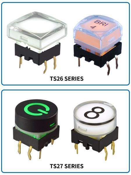 China Honyone Design Patent 15mm Round Tact Switch with Double/Single ...