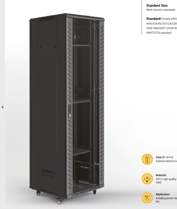 China 22u Server Rack Cabinet Enclosure For Network Communication ...
