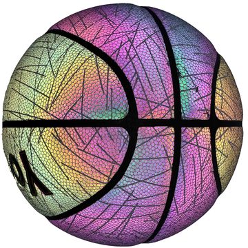 China YooSem site 7 Reflective PU Basketball with butyl rubber bladder ...