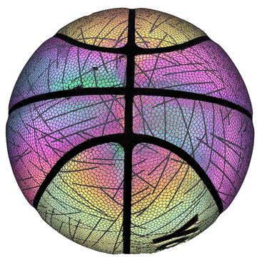 China YooSem site 7 Reflective PU Basketball with butyl rubber bladder ...