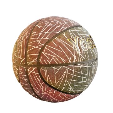 China YooSem site 7 Reflective PU Basketball with butyl rubber bladder ...