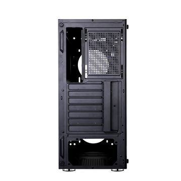 China Gaming computer case ATX pc case with glass and mesh front panel ...