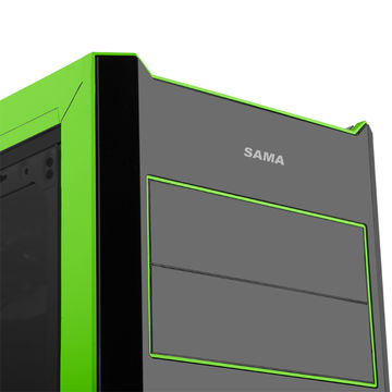 China SAMA Sain-5 strong structure desktop case computer case mesh ...
