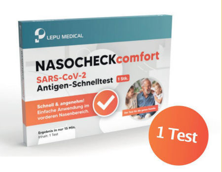 NASOCHECKL LEPU Rapid Antigen Test Kit, Antigen, Self-testing 5test ...
