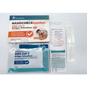 China NASOCHECKL LEPU Rapid Antigen Test Kit, Self-testing 5test Each ...