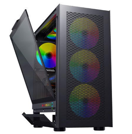 2021 Newest High Quality Gaming Computer Case With Full Glass ATX ...
