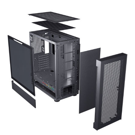 2021 Newest High Quality Gaming Computer Case With Full Glass ATX ...