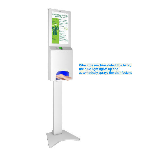 Digital signage sanitizer metal casing interactive digital display ...