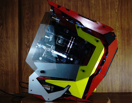 ATX full tower chassis gaming pc case with cool design, ESports chassis ...