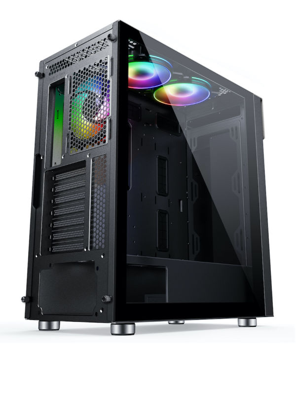 China SAMA W03 new structure gaming pc case vertical VGA card supported ...