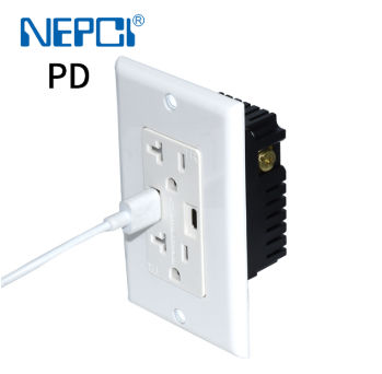 China 3.1A USB outlet with wall plate TR USB socket Electrical Outlets ...