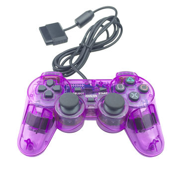 China Wired Vibration Gamepad video PS2 controller for Playstation 2 ...