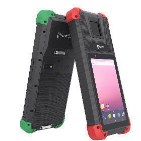 5" biometrics Handheld fingerprint smart ODM android pos terminal ...