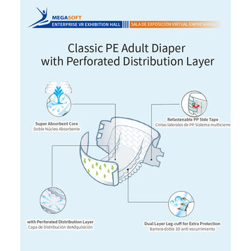China Adult Diaper dry surface from Manufacturer Megasoft on Global ...