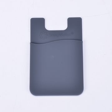 China Custom printed logo silicone rubber business card holders card ...