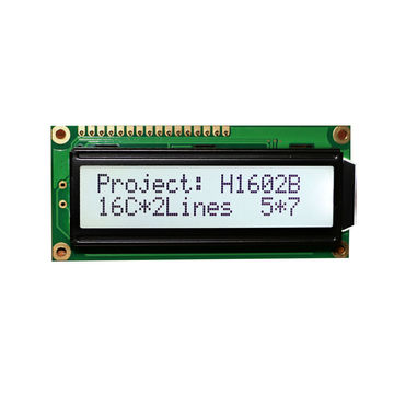 China Standard product in stock monochrome 16x2 characters lcd display ...