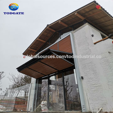 China Electric Shading Building Vertical Louver Sliding Shutter ...