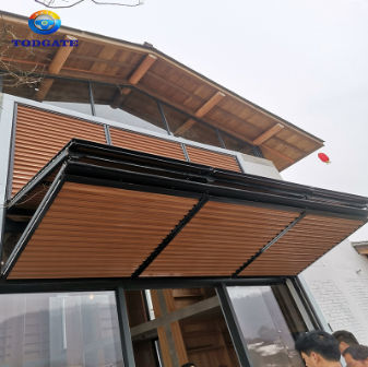 China Electric Shading Building Vertical Louver Sliding Shutter ...