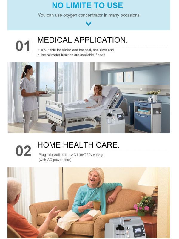 China JAY-3A 3L Portable household medical oxygen generator 96% high ...