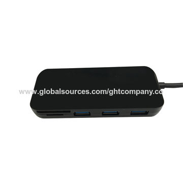 China USB 3.0 HUB 4port Super speed, SD/TF card reader on Global ...