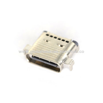 China Homyet Hybrid Right-Angle 24 Pin Type-c Usb RECEPTACLE Connector ...