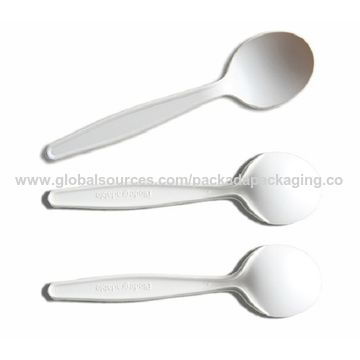 China 168*36mm/6.6",biodegradable spoon,disposable corn starch spoon on ...