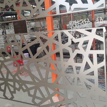 China Mashrabiya Panel Aluminum Carved Perforated Aluminium decorative ...
