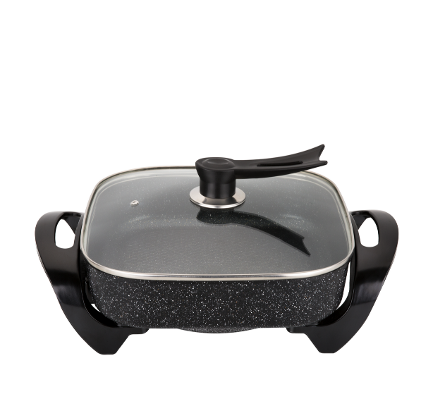 China Kitchen non-stick coating electric pan frying pan pizza pan on ...