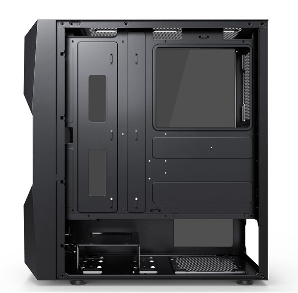 China SAMA 2057 gaming computer cabinet desktop pc case with tempered ...