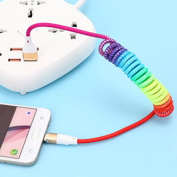China HIGH ELASTIC AND STRETCHABLE SPRING DATA USB CABLE on Global ...