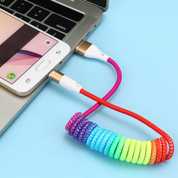 China HIGH ELASTIC AND STRETCHABLE SPRING DATA USB CABLE on Global ...