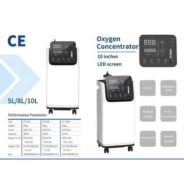 China 5L 8L 10L Oxygen Concentrator 96% Oxygen Generator for Breathing ...