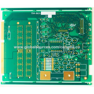 China Radio Control module PCB & PCBA 6layer FR4 pcb board red on ...