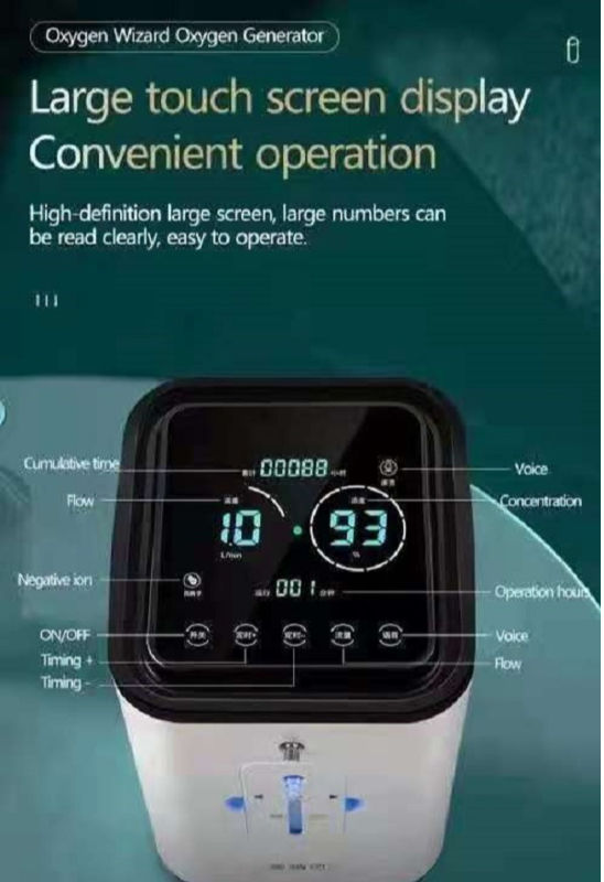 China 7L Large Flow Adjustment Household Oxygen Concentrators with ...