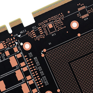 China PCIE graphics card PCB,12-layer,Custom circuit board,hard gold ...