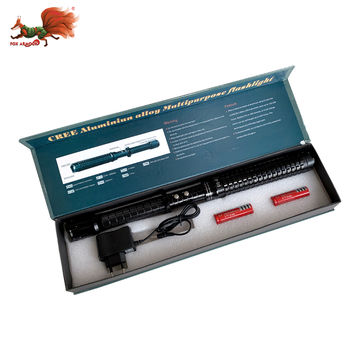 China Police LED Flashlight Taser Electric Shock Baton Stick Stun Gun ...