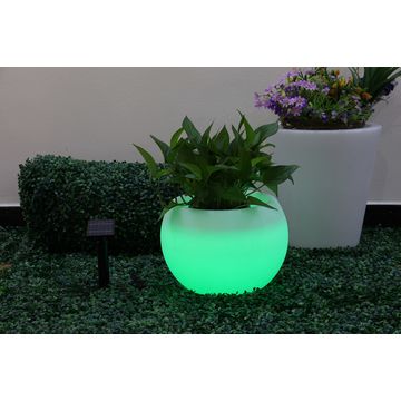 China Indoor/Outdoor LED Flower Pot with Remote Control, Rechargeable ...