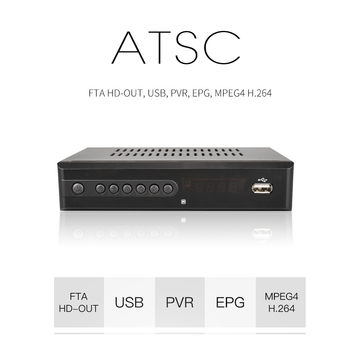 China ATSC internet tv set top box atsc tv converter for mexico ...